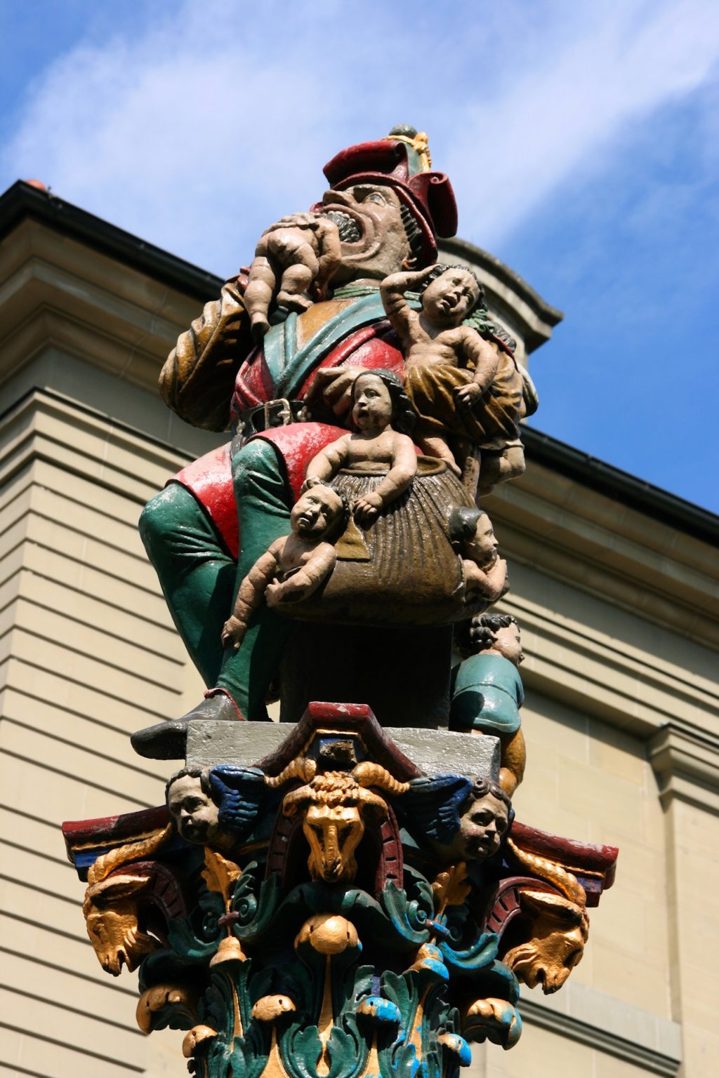 Man eating babies, a medieval sculpture in Switzerland - Fact Source